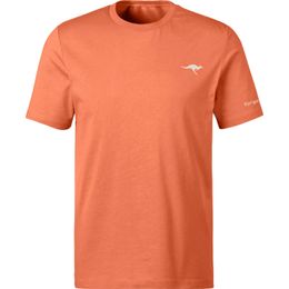 Kangaroos Herren T-Shirt orange, blau Gr&ouml;&szlig;e XXL