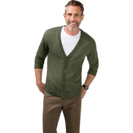 Marco Donati Herren Cardigan khaki Gr&ouml;&szlig;e 54