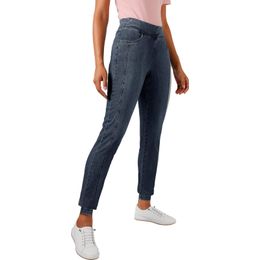 Ascari Damen Schlupfjeans mit L&auml;ngsn&auml;hten blue-black Gr&ouml;&szlig;e 23