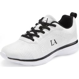 Lascana Damen Sneaker wei&szlig; /schwarz Gr&ouml;&szlig;e 35