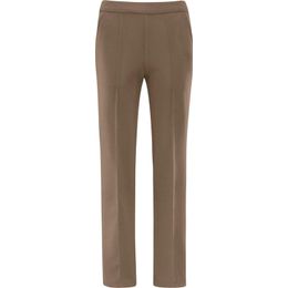 Schneider Sportswear Damen Freizeithose mit zwei Taschen sand Gr&ouml;&szlig;e 42