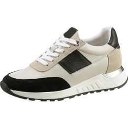 Heine Damen Sneaker beige-schwarz Gr&ouml;&szlig;e 39