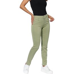 Ascari Damen Stretch-Jeans in R&ouml;hren-Form schilf Gr&ouml;&szlig;e 19