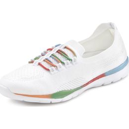 Lascana Damen Sneaker wei&szlig;-multi Gr&ouml;&szlig;e 42