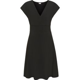 Lascana Damen Midikleid schwarz Gr&ouml;&szlig;e 40