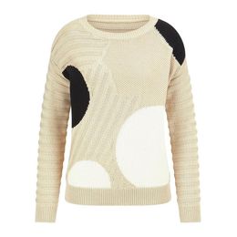 Peter Hahn - Rundhals-Pullover, beige, Gr. 38 / S - Baumwolle