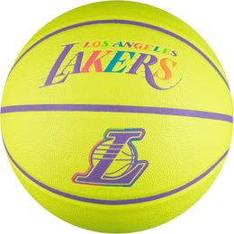 Wilson NBA LOS ANGELES LAKERS Basketball - Gr&ouml;&szlig;e 7 - gr&uuml;n