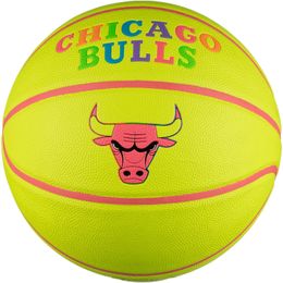 Wilson NBA CHICAGO BULLS Basketball - Gr&ouml;&szlig;e 7 - gr&uuml;n