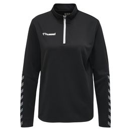 Hummel Sportsweatshirt 'Authentic' Damen Gr&ouml;&szlig;e XXL grau / schwarz / wei&szlig;