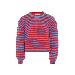 Libbi Pullover Damen Gr&ouml;&szlig;e XS/S blau / rot