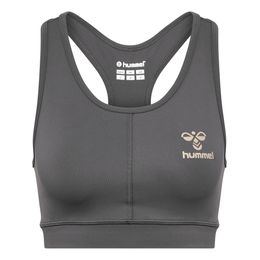 Hummel Sport-BH 'SPRINT' Damen Gr&ouml;&szlig;e XL graphit / apricot