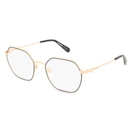 Love Moschino MOL614 Brille Damen | Fassung: Vollrand, Quadratisch, Schwarz Gold