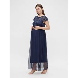 MAMALICIOUS Umstand Kleid 'IVANA' Damen Gr&ouml;&szlig;e 38 blau Winterkleid