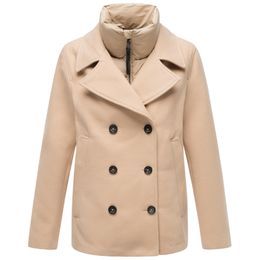 Marikoo Mantel Damen Gr&ouml;&szlig;e S beige Wintermantel