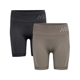 Hummel Sportshorts Damen Gr&ouml;&szlig;e XS dunkelgrau / schwarz