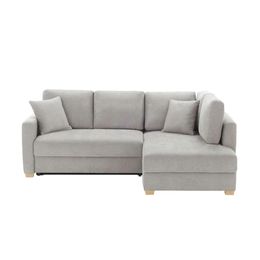 bobb Ecksofa mit Boxspringpolsterung grau Ma&szlig;e (cm): B: 235 H: 90 T: 184.0 &raquo; M&ouml;bel Kraft