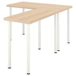 IKEA LAGKAPTEN / LINNMON Schreibtisch L-f&ouml;rmig
