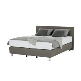 vanDoorn Boxspringbett Wendematratze - grau - Materialmix - 213 cm - 95 cm - M&ouml;bel Kraft