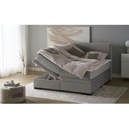 Boxi Boxspringbett mit Bettkasten Boxi Classic grau Ma&szlig;e (cm): B: 160 H: 125 &raquo; M&ouml;bel Kraft