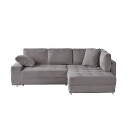 bobb Ecksofa Arissa de Luxe grau Ma&szlig;e (cm): B: 265 H: 84 T: 215.0 Sofas > Sofas nach Material > Stoffsofas &raquo; Sofa DE