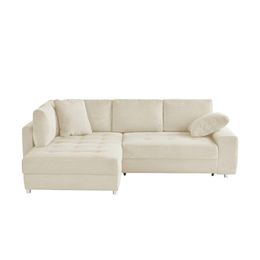 bobb Ecksofa Arissa de Luxe creme Ma&szlig;e (cm): B: 265 H: 84 T: 215.0 Sofas > Sofas nach Material > Stoffsofas &raquo; Sofa DE