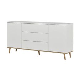 M&ouml;bel Kraft Sideboard wei&szlig; Ma&szlig;e (cm): B: 180 H: 87 T: 40.0 &raquo; M&ouml;bel Kraft