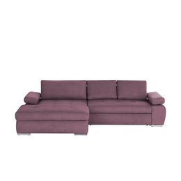 Smart Ecksofa Ibby lila/violett Ma&szlig;e (cm): B: 294 H: 73 T: 173.0 Sofas > Sofas nach Material > Stoffsofas &raquo; Sofa DE
