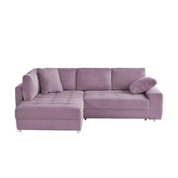 bobb Ecksofa lila/violett Ma&szlig;e (cm): B: 265 H: 84 T: 215.0 &raquo; M&ouml;bel Kraft