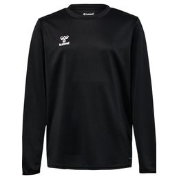 Hummel Sportsweatshirt 'Essential' Jungen Gr&ouml;&szlig;e 164 schwarz / wei&szlig;