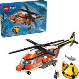 Konstruktionsspielsteine Lego "Hubschrauber der K&uuml;stenwache (60503), Lego City", bunt, Spielbausteine, Kinder, Made in Europe