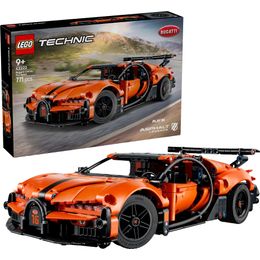 Konstruktionsspielsteine Lego "Bugatti Chiron Pur Sport Hypercar (42222), Lego Technic", orange, Spielbausteine, Kinder, Kunststoff