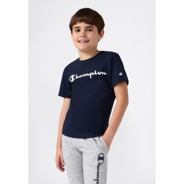 T-Shirt Champion "SPORTWEAR T-SHIRT Standard Fit", Jungen, Gr. L (152/158), nny, ns, Obermaterial: 100% Baumwolle, Shirts T-Shirt, sportlicher Stil, Kurzarm, f&uuml;r Kinder, aus Baumwolle