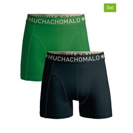 MUCHACHOMALO 2er-Set: Boxershorts in Gr&uuml;n - 45% | Gr&ouml;&szlig;e 176 | Kinder-waesche