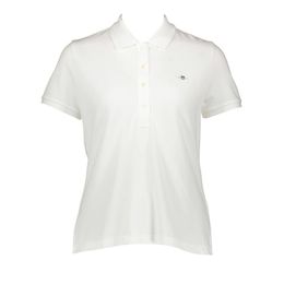 Gant Poloshurt in Wei&szlig; - 51% | Gr&ouml;&szlig;e XS | Damen-tops