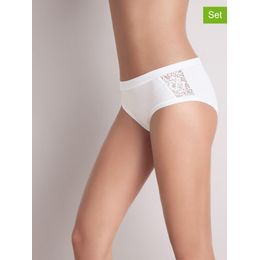 COTONELLA 4er-Set: Pantys in Wei&szlig; - 54% | Gr&ouml;&szlig;e L | Damen-unterteile
