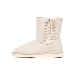 ISLAND BOOT Winterstiefel "Goldboro" in Creme - 80% | Gr&ouml;&szlig;e 40 | Damen-stiefel