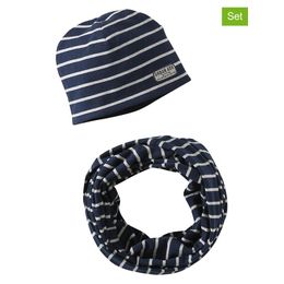 Vertbaudet 2tlg. Set: M&uuml;tze und Schal in Dunkelblau - 30% | Gr&ouml;&szlig;e 152/164 | Baby-muetzen