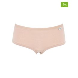 COTONELLA 2er-Set: Pantys in Beige - 59% | Gr&ouml;&szlig;e M | Damen-unterteile
