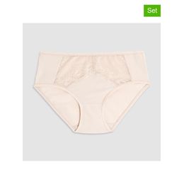 COTONELLA 2er-Set: Pantys in Beige - 58% | Gr&ouml;&szlig;e M | Damen-unterteile