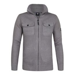 PETROL INDUSTRIES Pullover in Grau - 52% | Gr&ouml;&szlig;e L | Herren-plussize