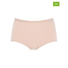 COTONELLA 2er-Set: Pantys in Beige - 59% | Gr&ouml;&szlig;e XL | Damen-unterteile