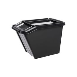Plast Team Aufbewahrungsbox in Schwarz - (B)65 x (H)43,8 x (T)39,5 cm - 39% | Kisten-koerbe