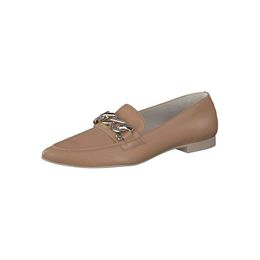 Paul Green Leder-Slipper in Hellbraun - 45% | Gr&ouml;&szlig;e 38,5 | Damen-schuhe-halbschuhe