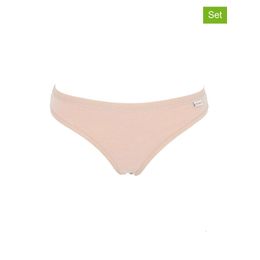 COTONELLA 2er-Set: Strings in Rosa - 59% | Gr&ouml;&szlig;e L | Damen-unterteile