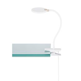 Fischer und Honsel FISCHER & HONSEL LED-Klemmleuchte in Wei&szlig; - (B)10,5 x (H)35 cm - 66% | Tischleuchten