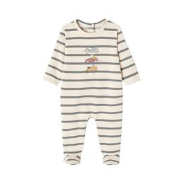 Vertbaudet Schlafanzug in Beige/ Bunt - 47% | Gr&ouml;&szlig;e 62 | Baby-waesche