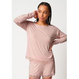Skiny Pyjama-Oberteil in Rosa - 27% | Gr&ouml;&szlig;e 36 | Damen-loungewear