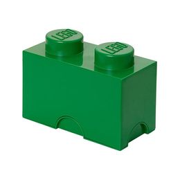 Lego Aufbewahrungsbox "Brick 2" in Gr&uuml;n - (B)25 x (H)18 x (T)12,5 cm - 44% | Kisten-koerbe
