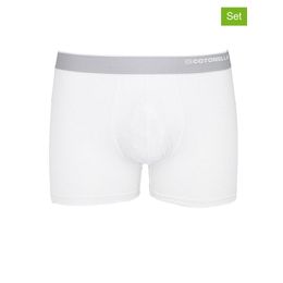 COTONELLA 2er-Set: Boxershorts in Wei&szlig; - 55% | Gr&ouml;&szlig;e S | Herren-waesche