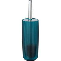 Wenko WC-Garnitur "Agropoli" in Petrol/ Silber - (H)36,5 cm - 30% | Badezimmer-accessoires